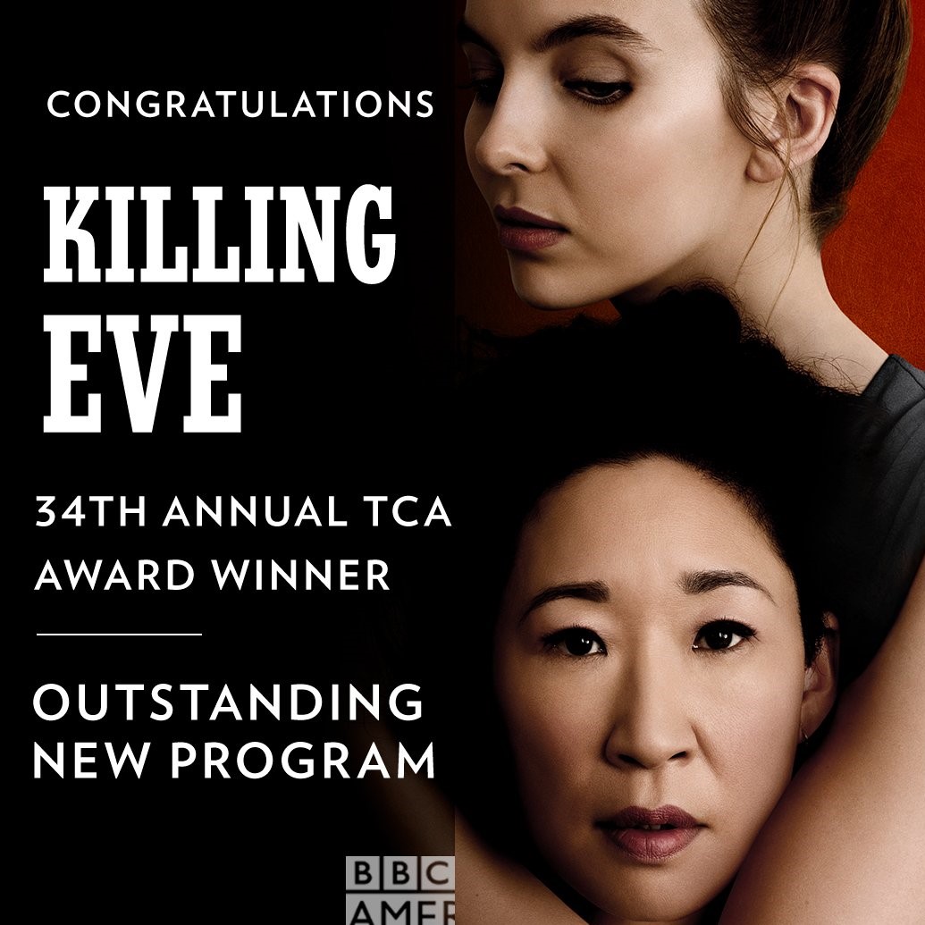 KILLING EVE – 34th Annual TCA Award Winner – Outstanding New Program ...